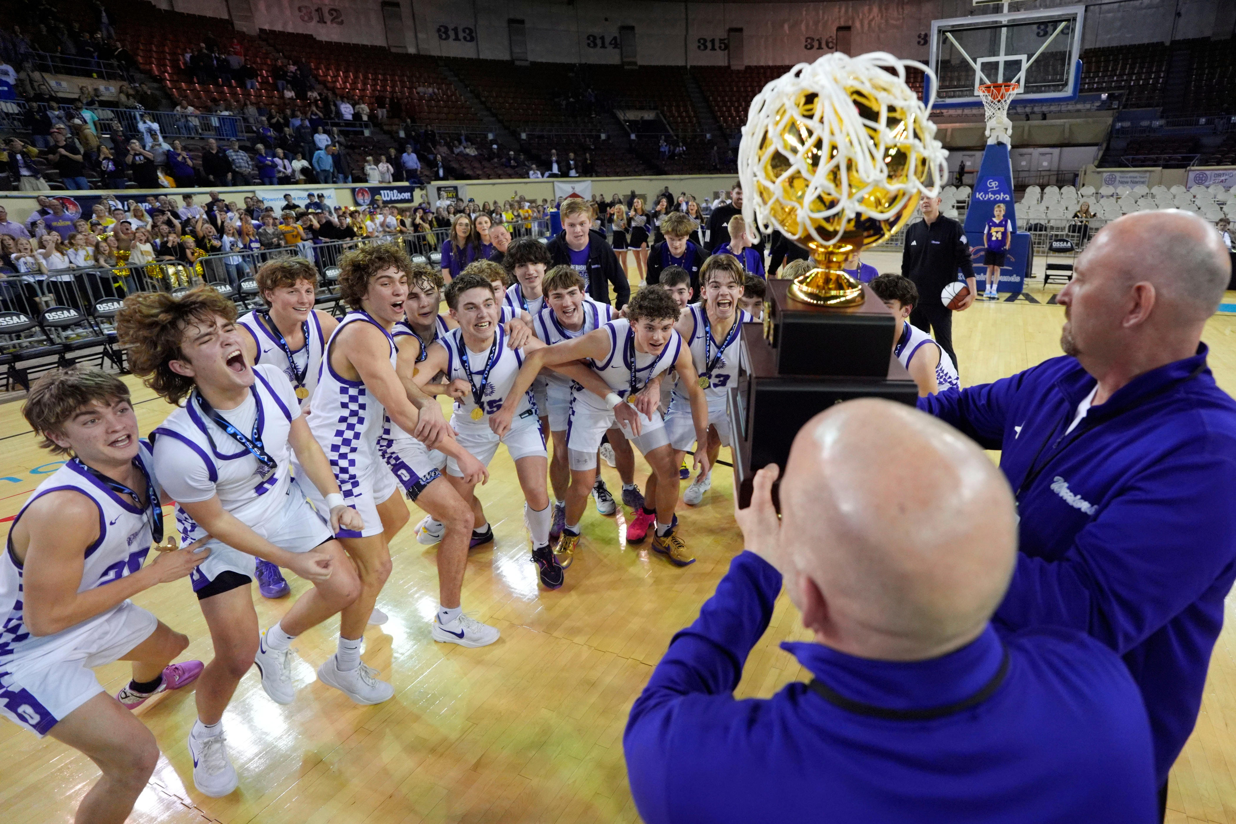 Class A boys basketball: Okarche completes undefeated season to win ...