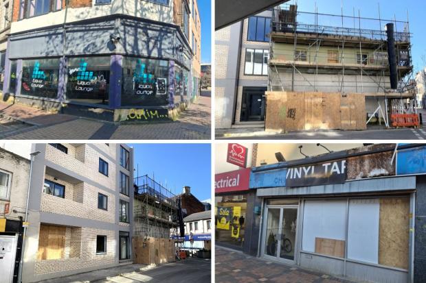 What is being done to improve run-down area of Swindon town centre?