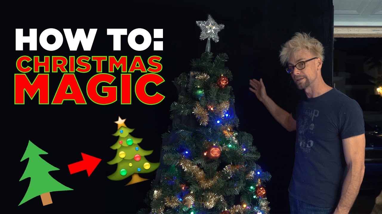 Top Christmas tree magic trick