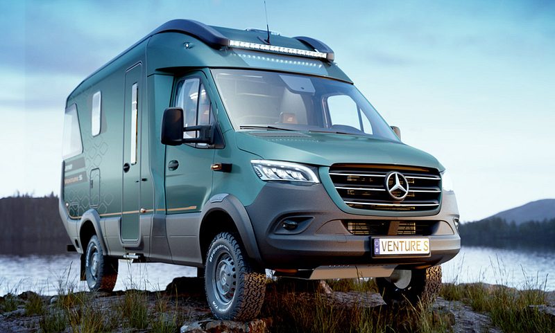 Innovatives Allrad-Wohnmobil von Hymer