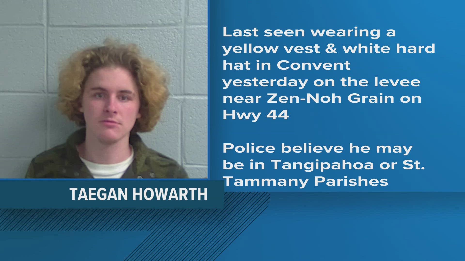 Tangipahoa Sheriff's Office search for work release inmate last seen in ...