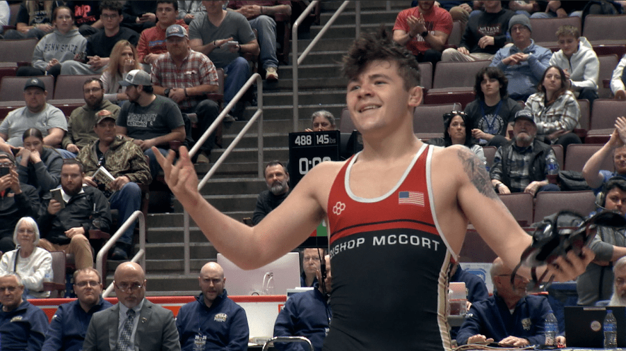 ‘Biggest win of my life’ comes for 10 local wrestlers in PIAA Championships