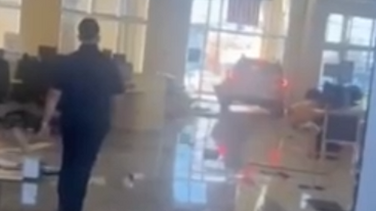 8 people injured after CarMax dealership customer drives through ... 8 people injured after CarMax dealership customer drives through ...