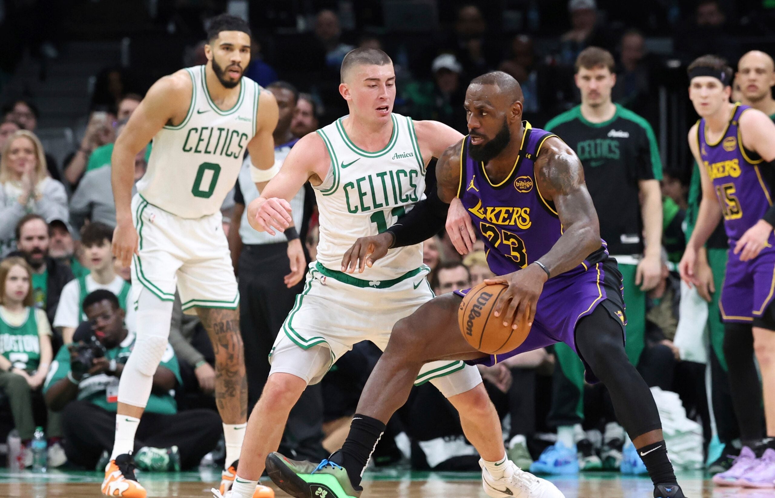 Jayson Tatum drops 40 as Celtics beat Lakers in marquee showdown: 8 ...