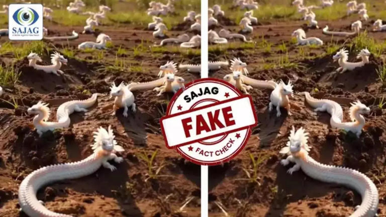 Fact Check : पंजाबच्या शेतात विचित्र साप, व्हायरल व्हिडिओचे सत्य काय?