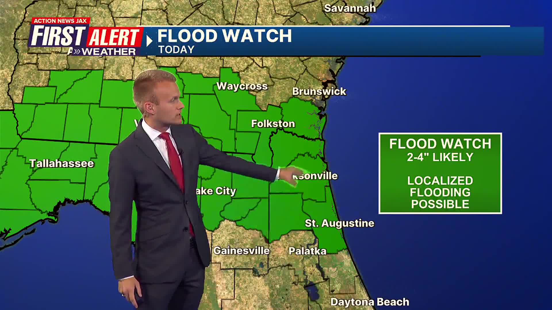 FIRST ALERT WEATHER DAY: Rounds of heavy rain, storms, flooding risks