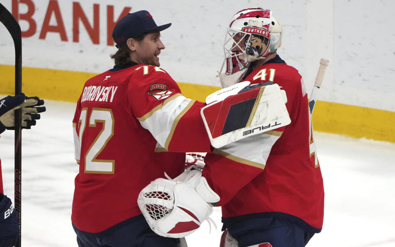 Sharknado VI: Vanecek, Sturm Impress in Florida Panthers Debut