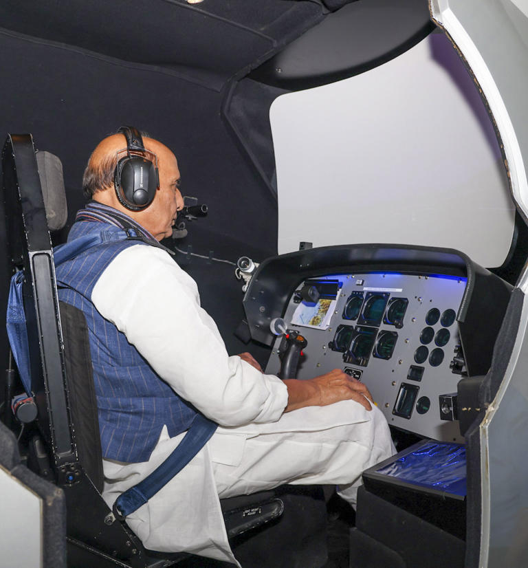 Alpha Tocol hands over first rear fuselage for LCA Mk1A to HAL