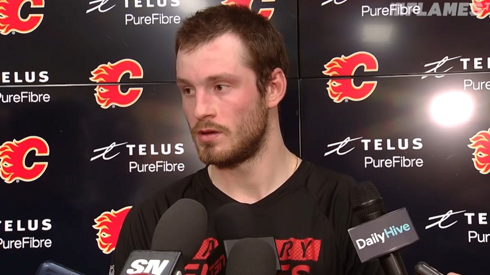 Joel Farabee takes a shot at John Tortorella.