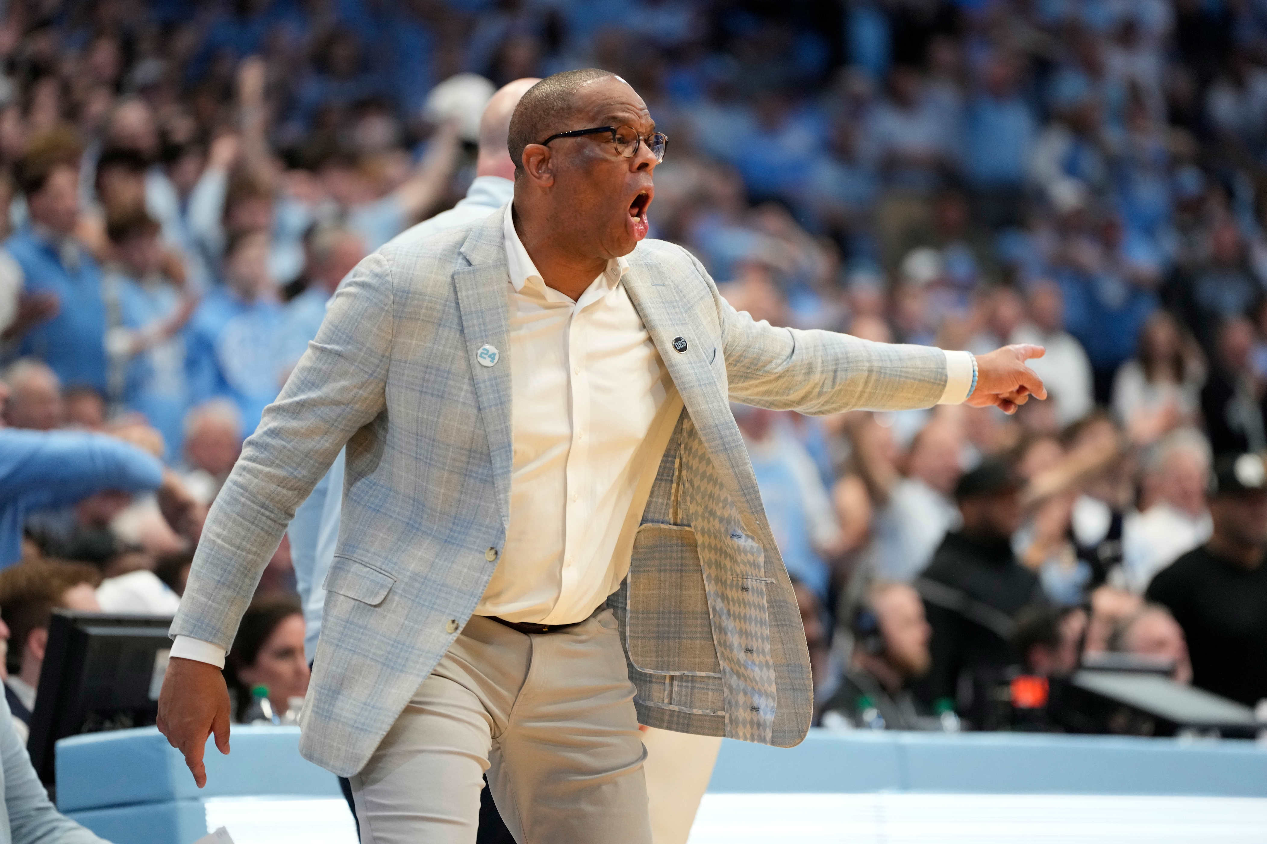 Hubert Davis talks about UNC's loss to Duke