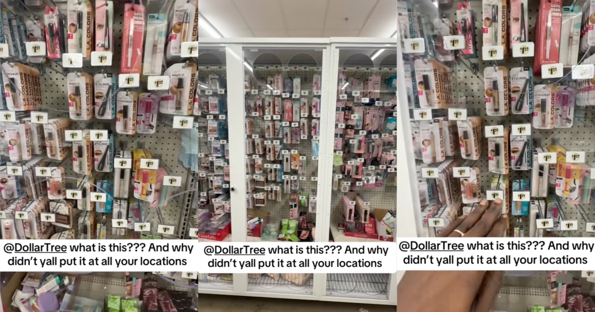 Dollar Tree Shopper Didn’t Expect To See Items Locked Up Behind Glass ...