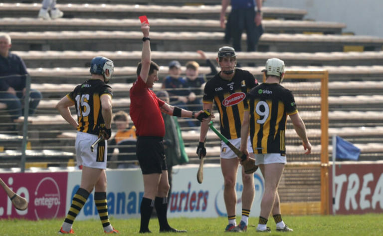 Four red cards shared as Tipperary claim nine-point win over Kilkenny