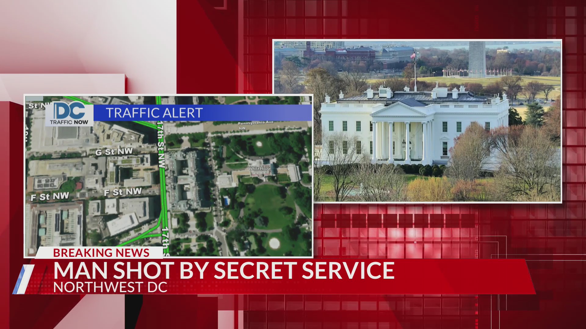 Authorities: Armed man shot by Secret Service near White House