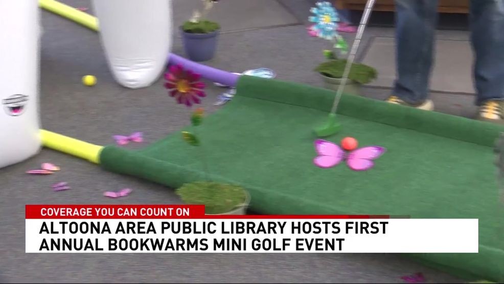 Mini golf event helps support local library