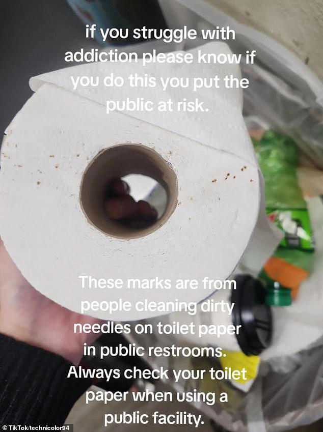Warning issued to always check toilet paper in public bathrooms