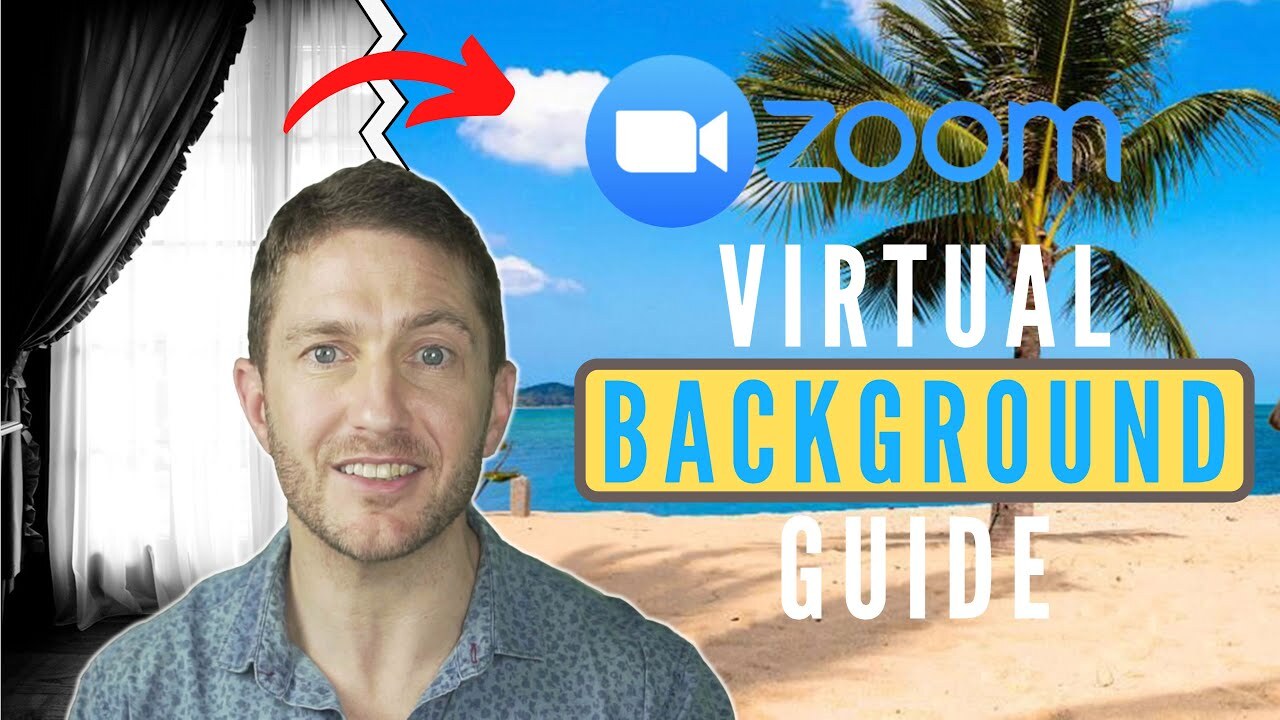 Zoom Virtual Background Without Green Screen | Tutorial for Beginners ...