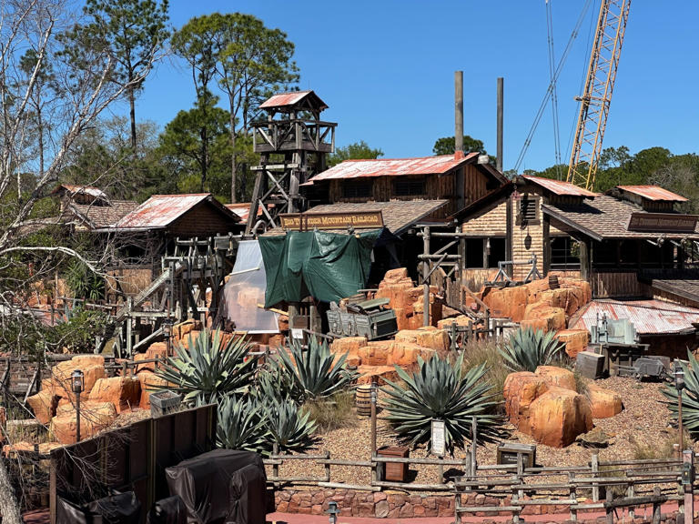 Rock Demolished, Props Removed During Big Thunder Mountain Railroad ...