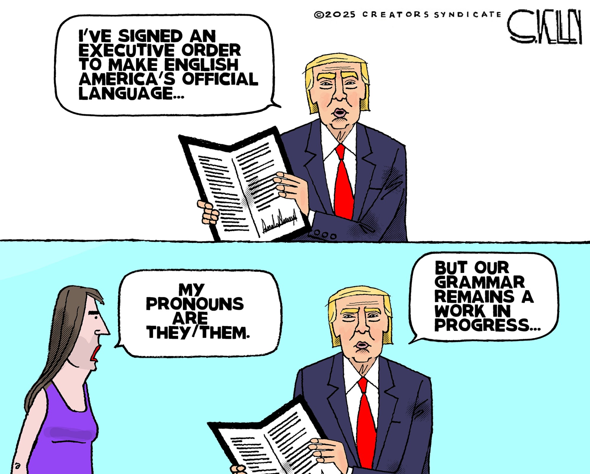 The Latest Political Cartoons From Steve Kelley