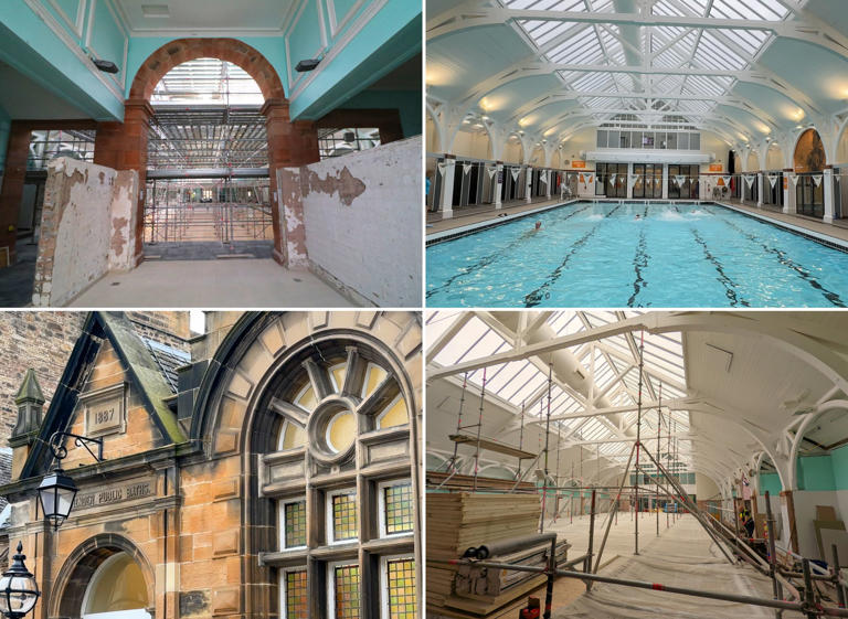 Watch: 140-year-old Edinburgh swimming pool restored by award-winning ...