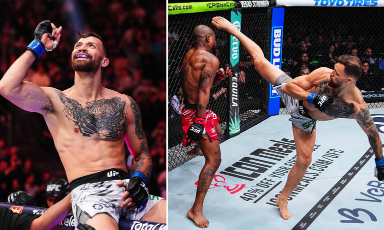 UFC fans stunned as King Green is knocked out cold by devastating ...