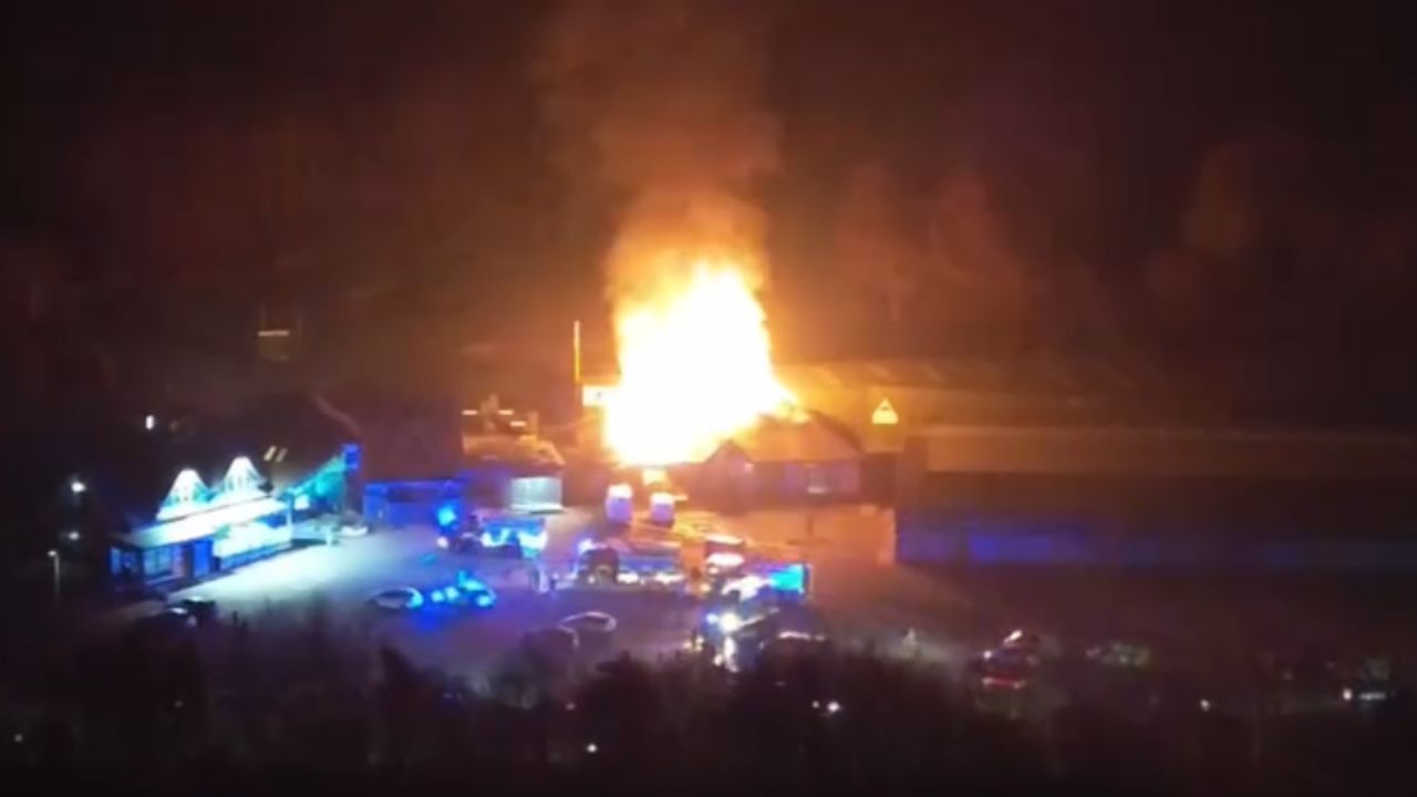 Inverness fire: Dramatic footage shows raging flames pouring from ...