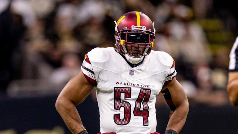 Commanders' linebacker ranked third in position group during 2024 NFL ...