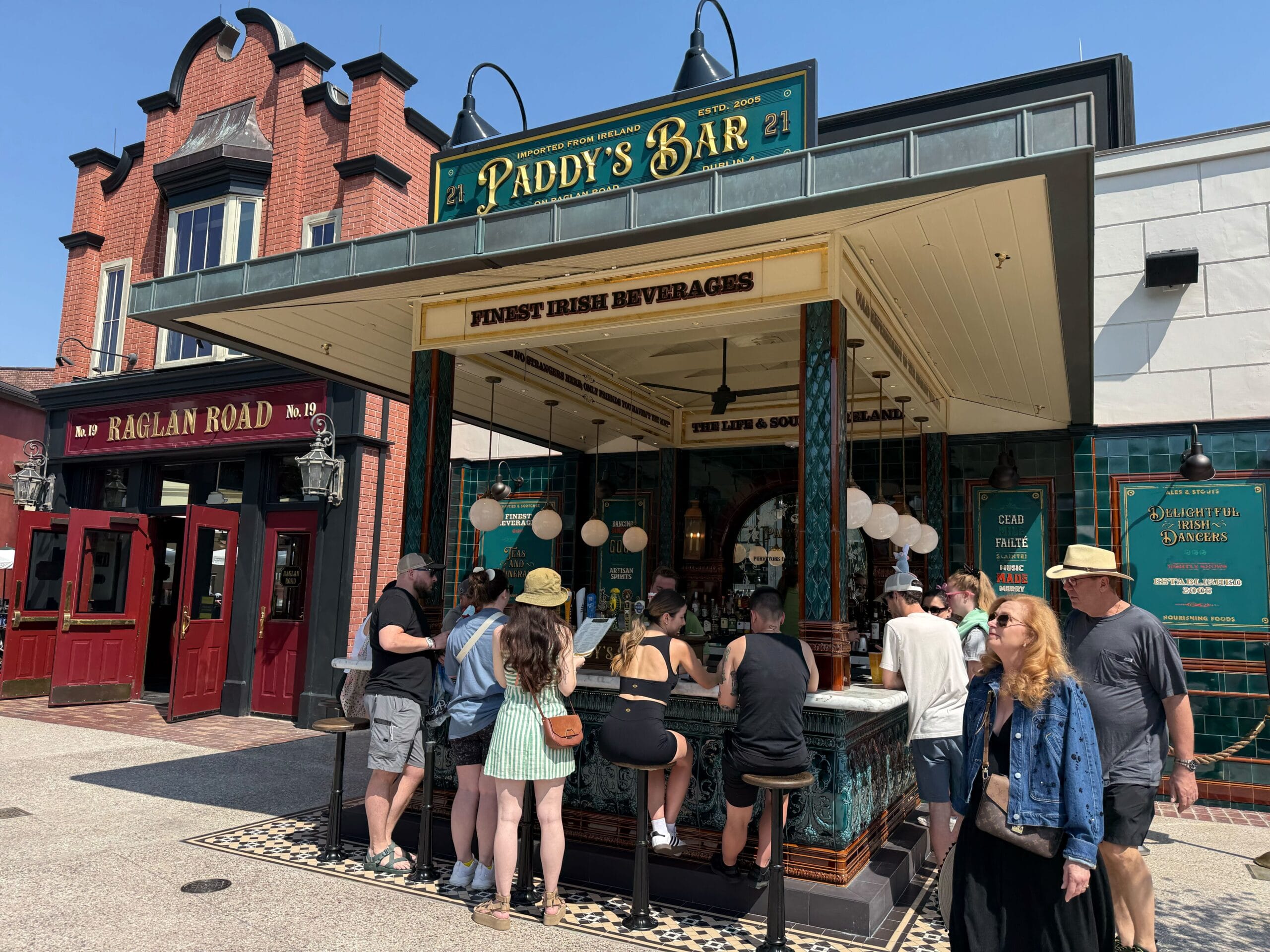 Paddy's Bar Now Open by Raglan Road in Disney Springs