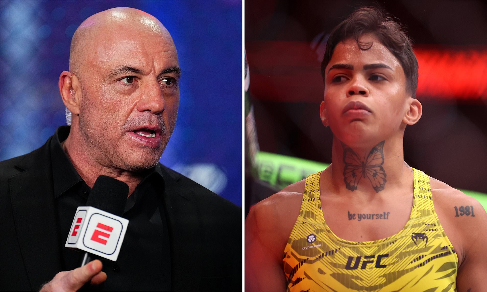 Joe Rogan makes embarrassing gaffe about female UFC fighter live on air