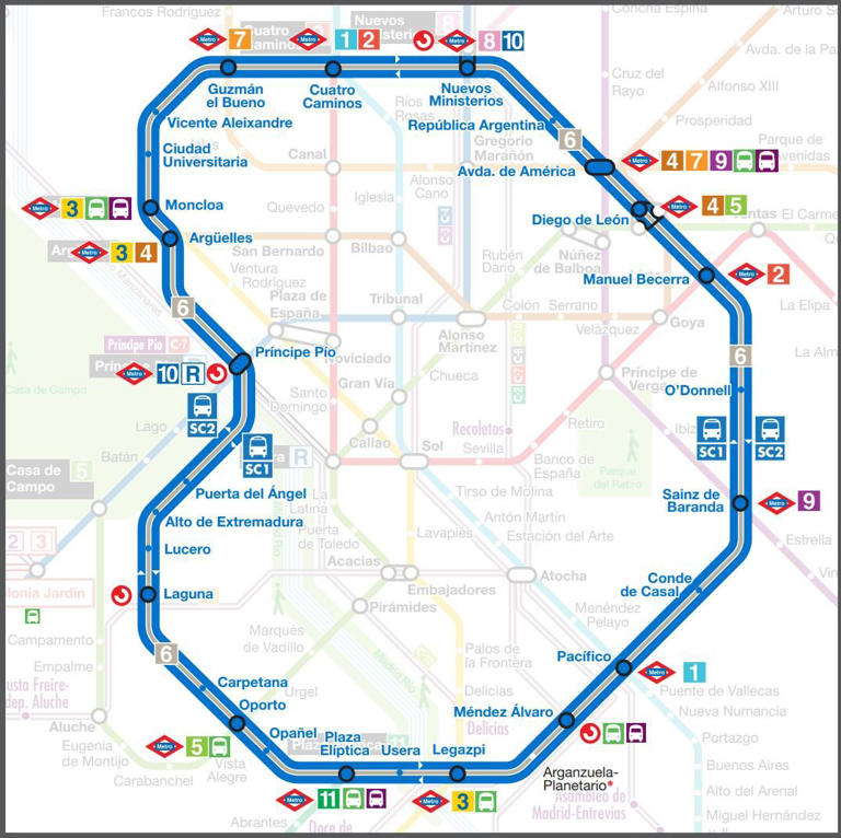 La línea 6 de Metro de Madrid adelanta su cierre a medianoche: bus ...