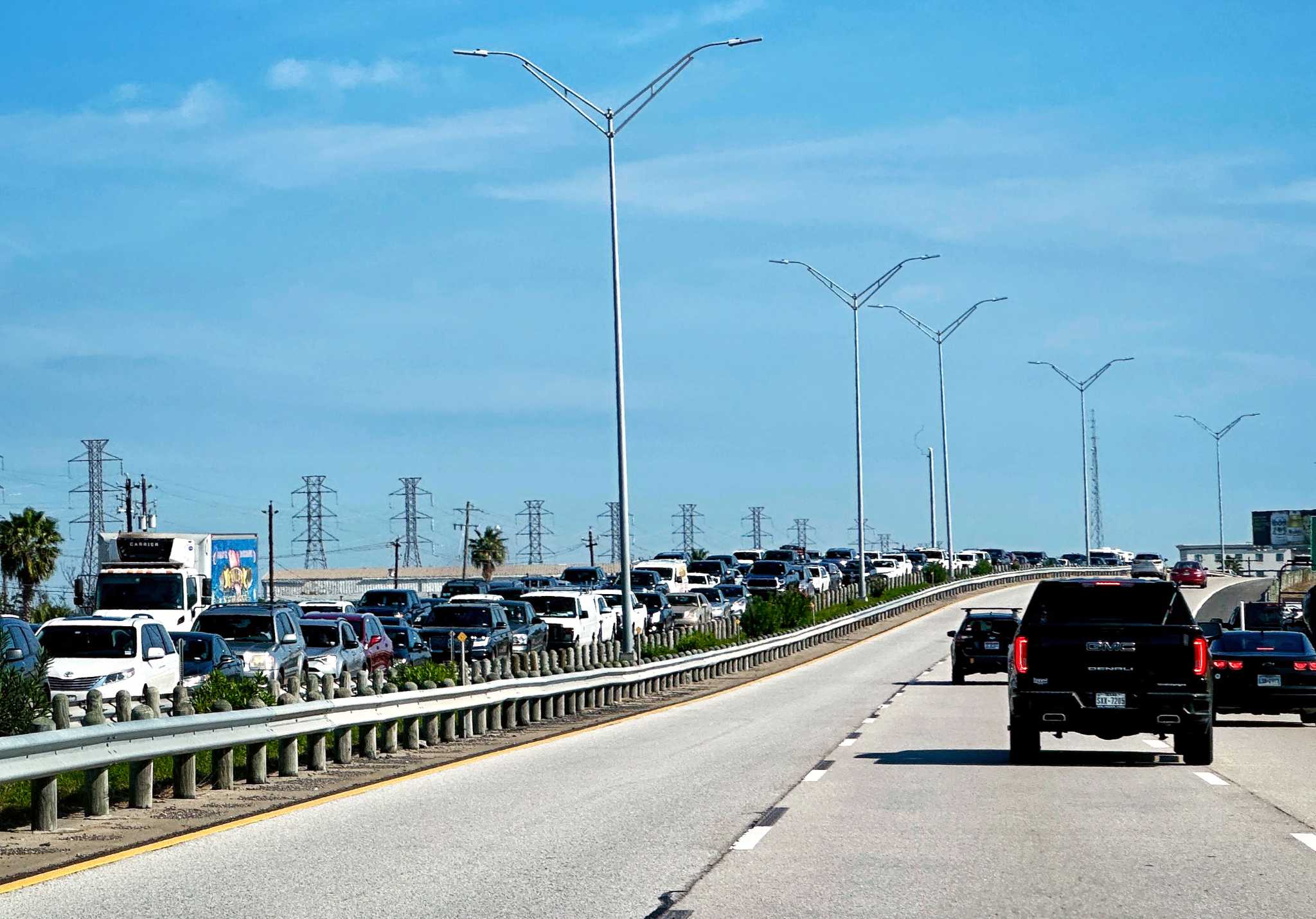 Several lanes along Interstate 45 are expected to be closed till Monday ...
