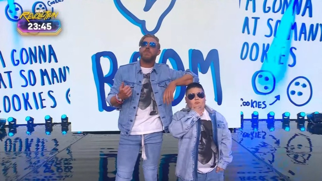 The Rizzler Appears At AEW Revolution, Big Boom AJ Scores The Win In ...