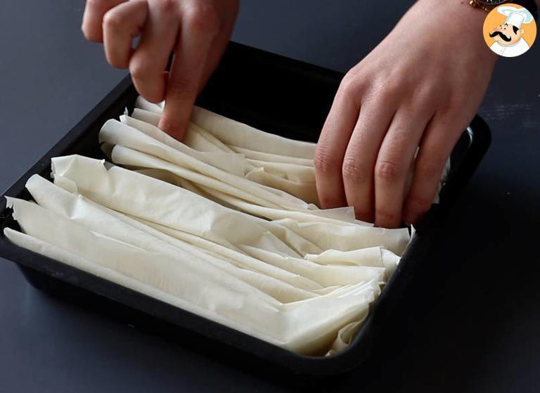 Crinkle cake, el crujiente pastel de pasta filo