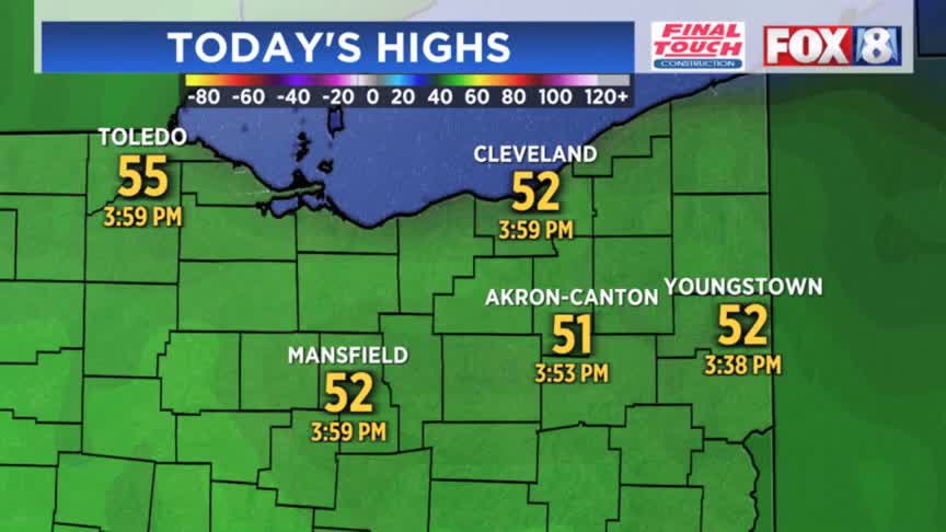 That springtime feeling all week long in NE Ohio