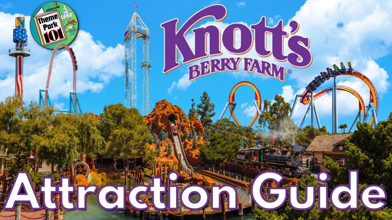 Knott's Berry Farm ATTRACTION GUIDE - 2025 - ALL SHOWS & RIDES - Buena ...