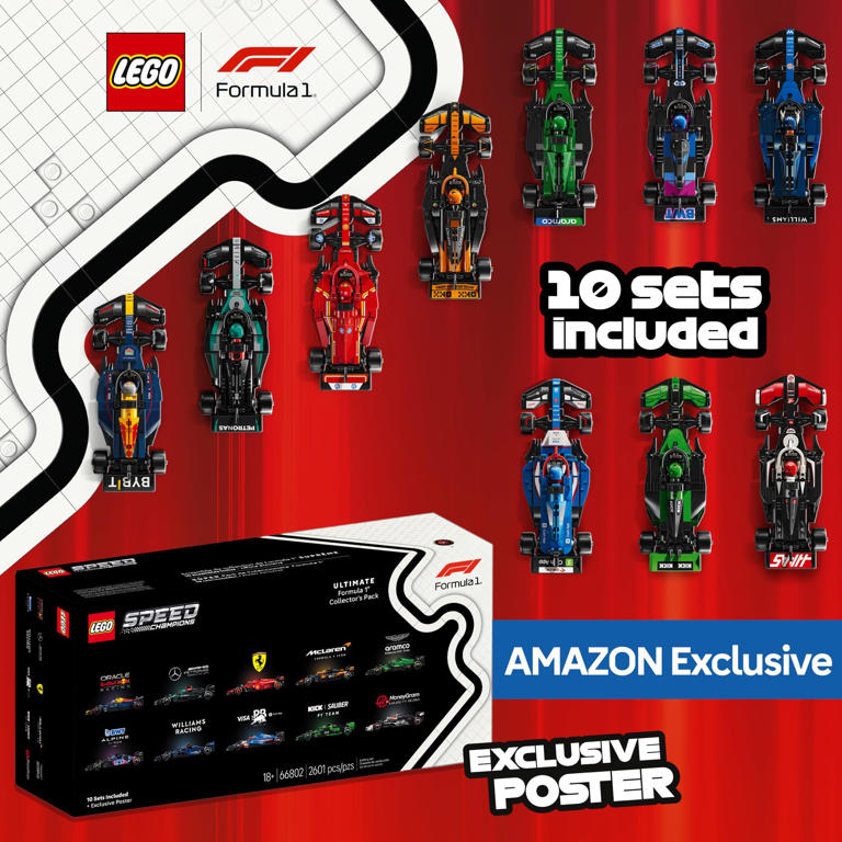 Lego F1 Sets Let You Put the Full 10-Team Racing Grid on Your Desk