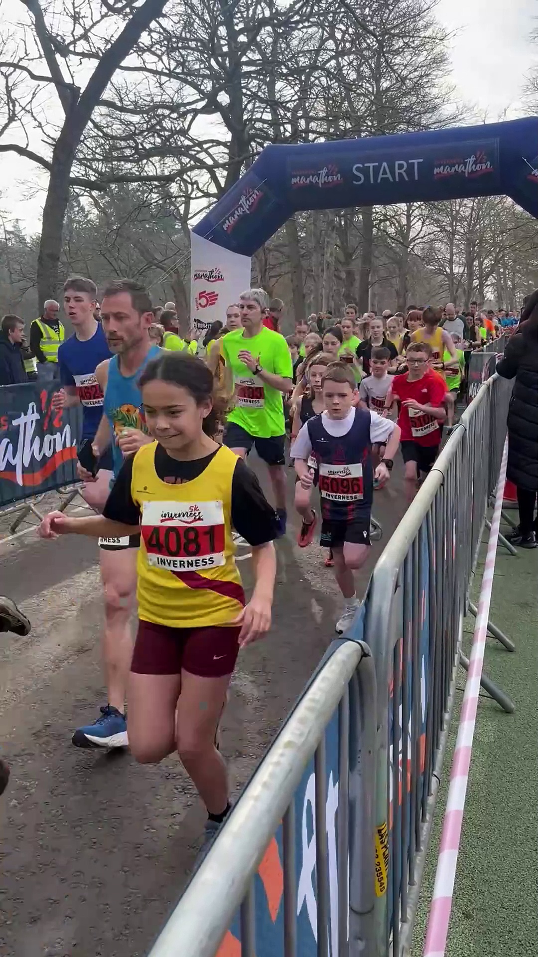 Start of the Inverness 5k 2025