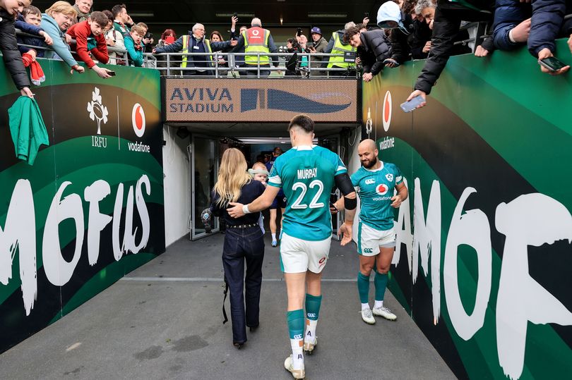 Conor Murray shares special moment with baby son and wife Joanna Cooper ...