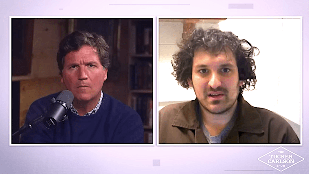 Sam Bankman-Fried Joins Tucker Carlson's Podcast From Prison, Says He's ...