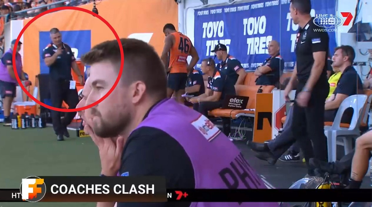 McRae admits he crossed line with 'cheeky' sideline squabble