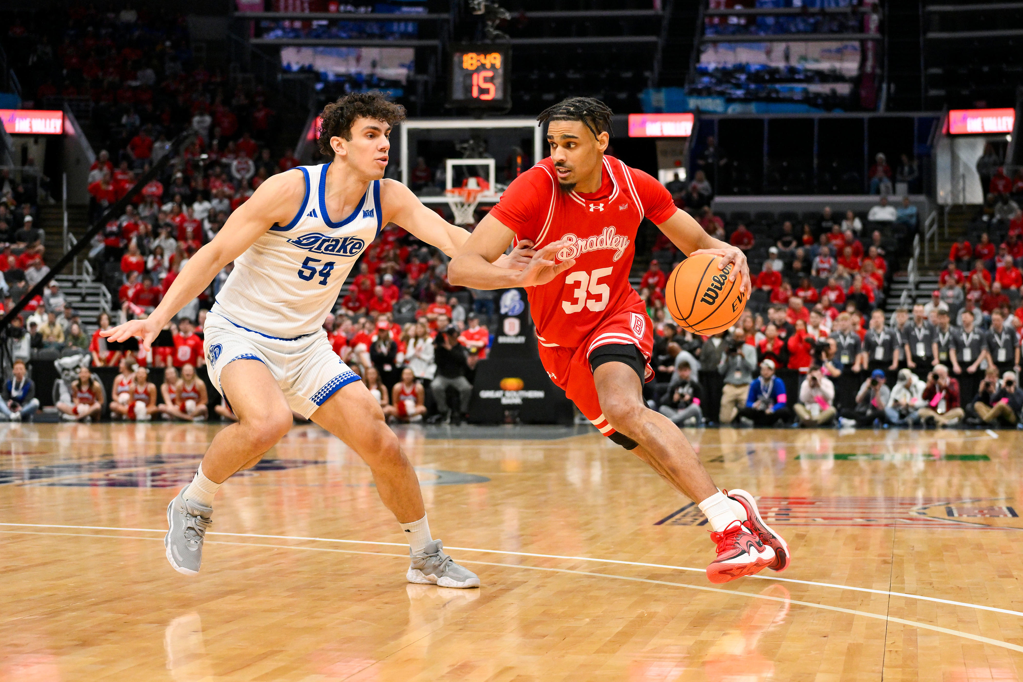 Bradley basketball falls to Drake: Recap, game highlights at MVC ...