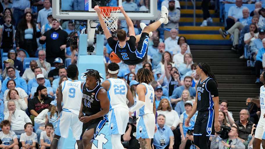 Towering Recruit Watches UNC Basketball Lose to Duke