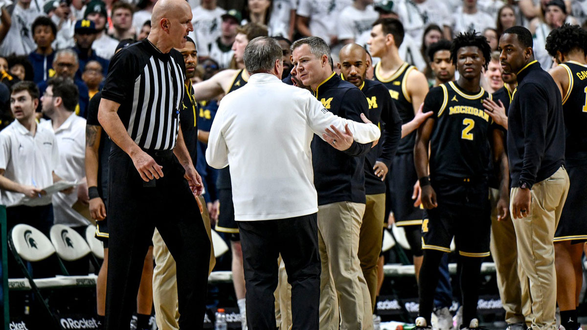 Michigan State basketball’s Tom Izzo makes ‘angry midget’ quip after heated Michigan incident