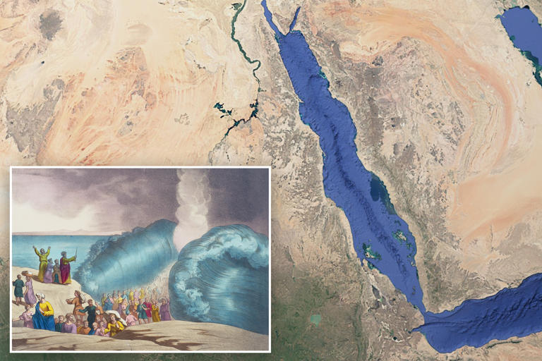 Did Moses really part the Red Sea? Experts reveal a scientific basis ...