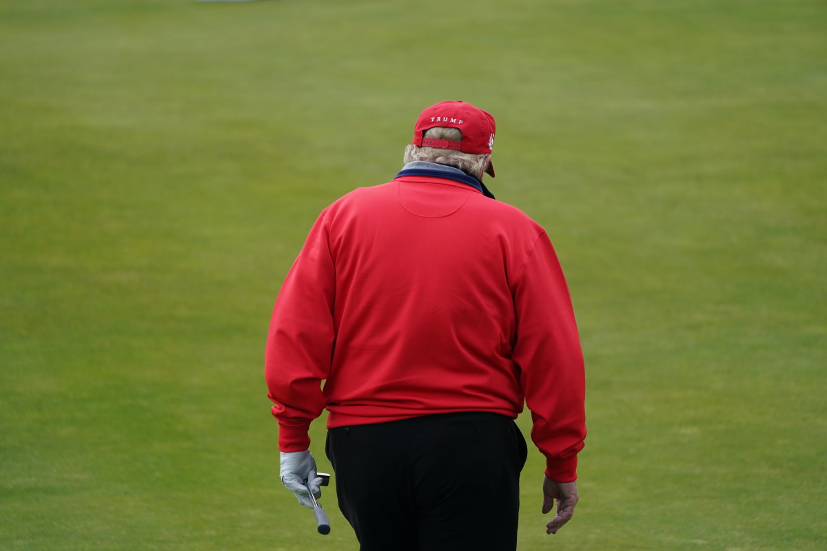 President Trump Is Taking Heat For Odd Hat Choice On Saturday