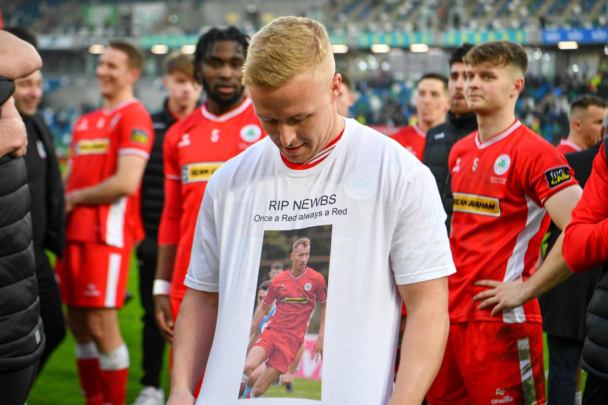 'He was here with us' - Rory Hale and Joe Gormley dedicate Cliftonville ...