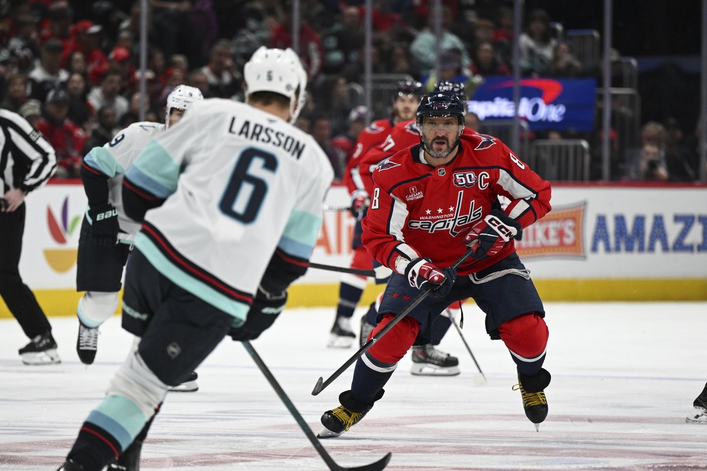 Alex Ovechkin s'approche à 8 buts du record de Wayne Gretzky