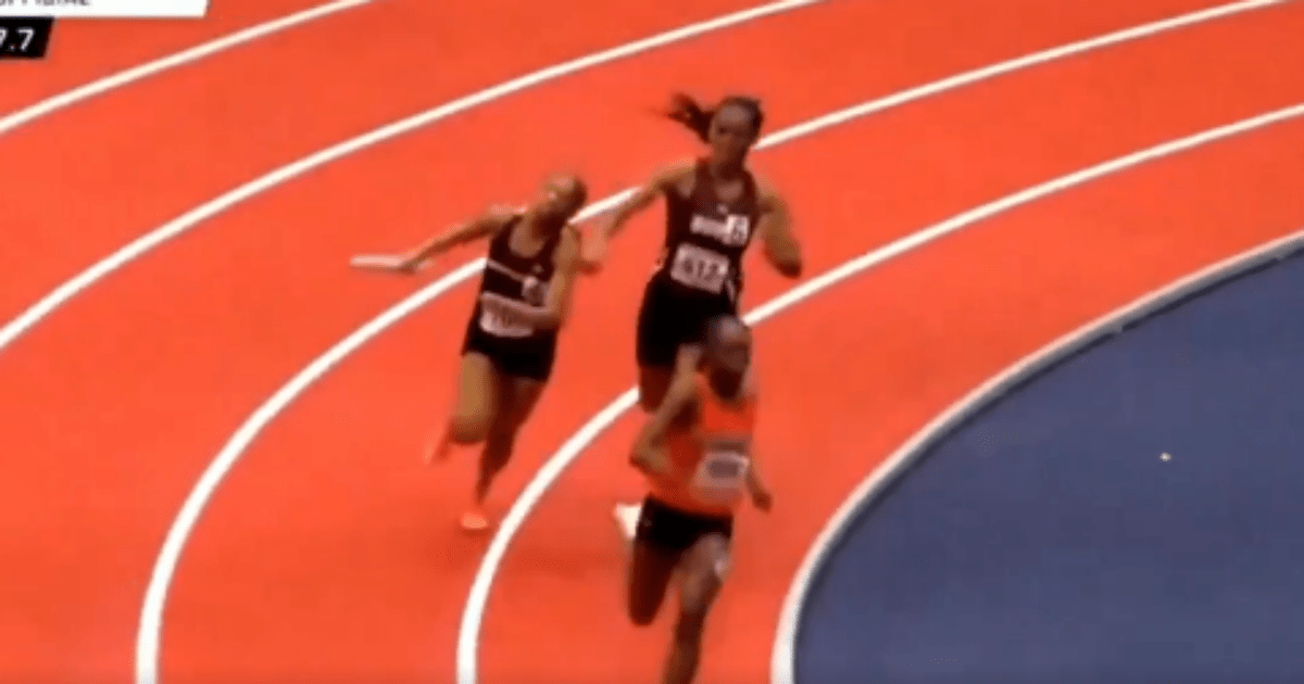 High school track sprinter attacked with baton by competitor in middle ...