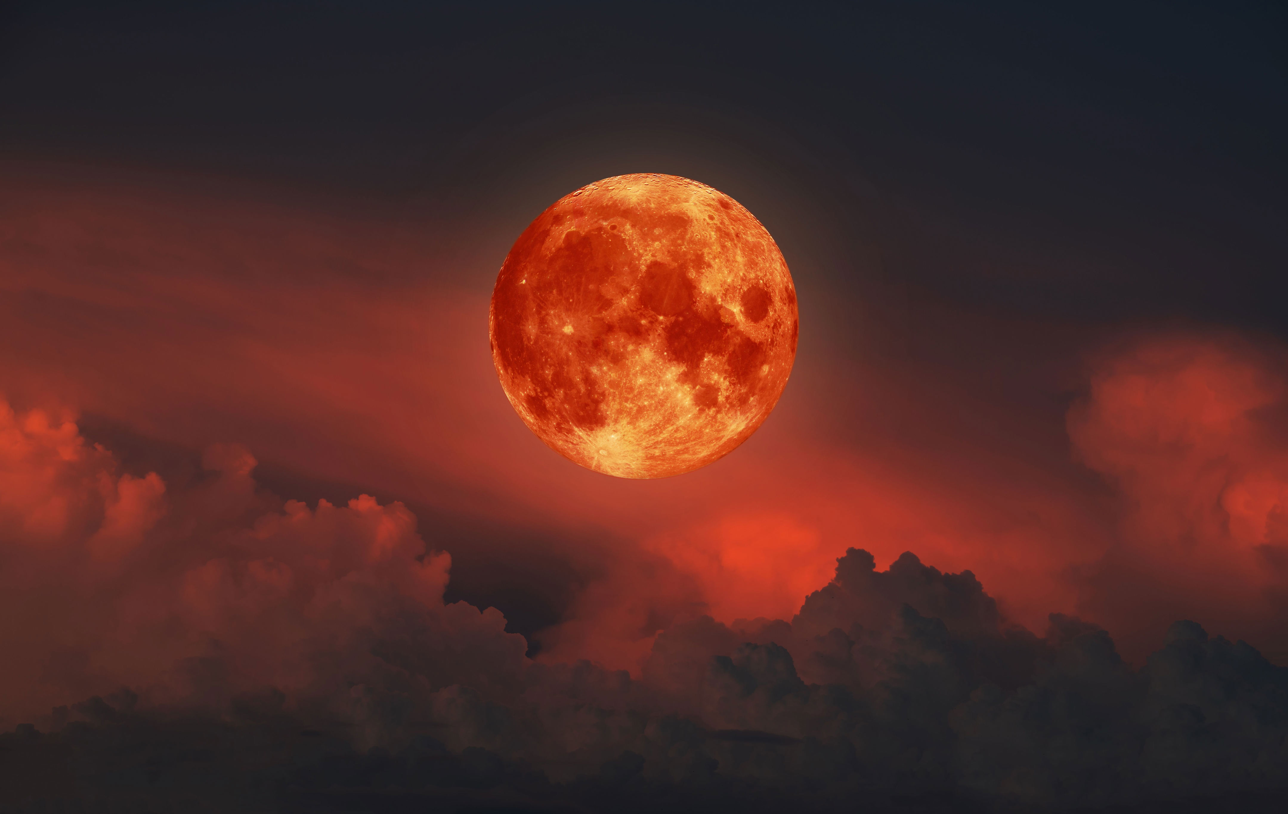 Rare Blood-Red Lunar Eclipse to Appear in the Night Sky This Week: Here ...