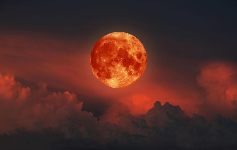 Rare Blood-Red Lunar Eclipse to Appear in the Night Sky This Week: Here ...