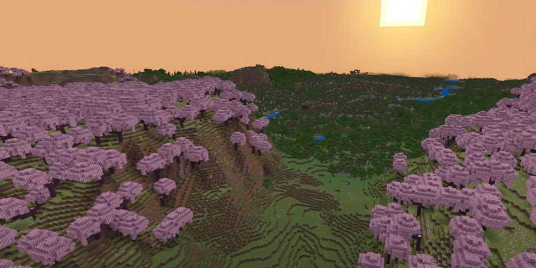 20 Best Minecraft Seeds For Cherry Blossom